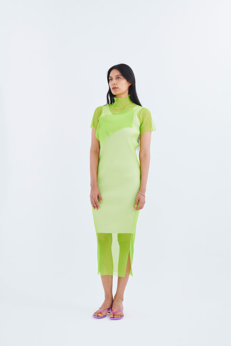 TD24S-DD01〈Layered Sheer Dress〉#4colors – kotohayokozawa